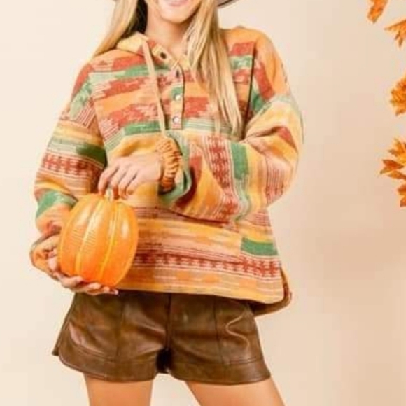 new in | Tops | New In Boutique Santa Fe Aztec Pullover Sweater | Poshmark